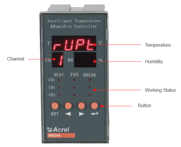WHD46-33 Temperature & Humidity Controller