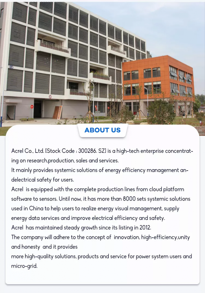 Acrel DTSD1352-C 3 Phase 4 Wire 3p4w Panel Multifunction Energy Meter ...