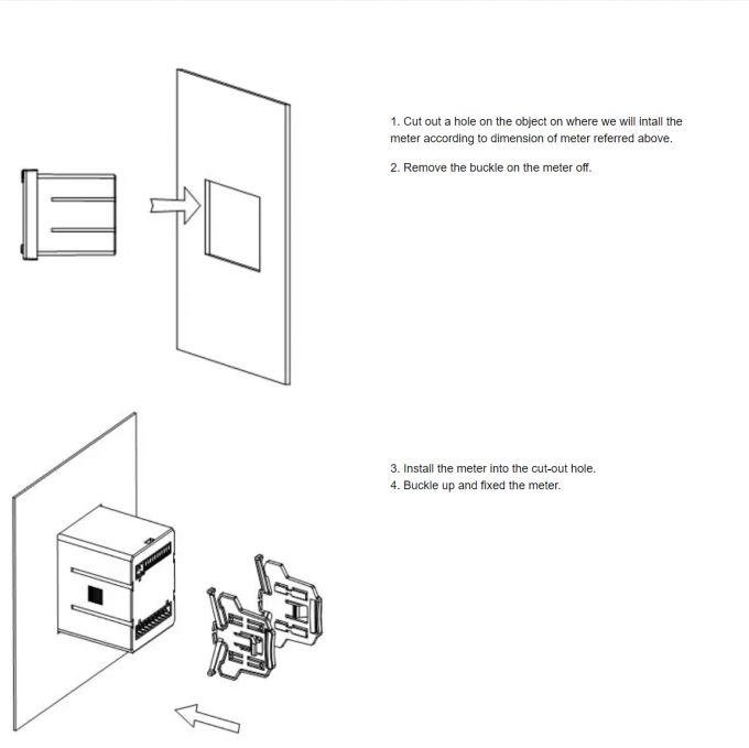 Acrel AMC96L-E4/HKCF Multifunction Ac Three Phase Electric Energy Meter Harmonic Measurement 2 ...