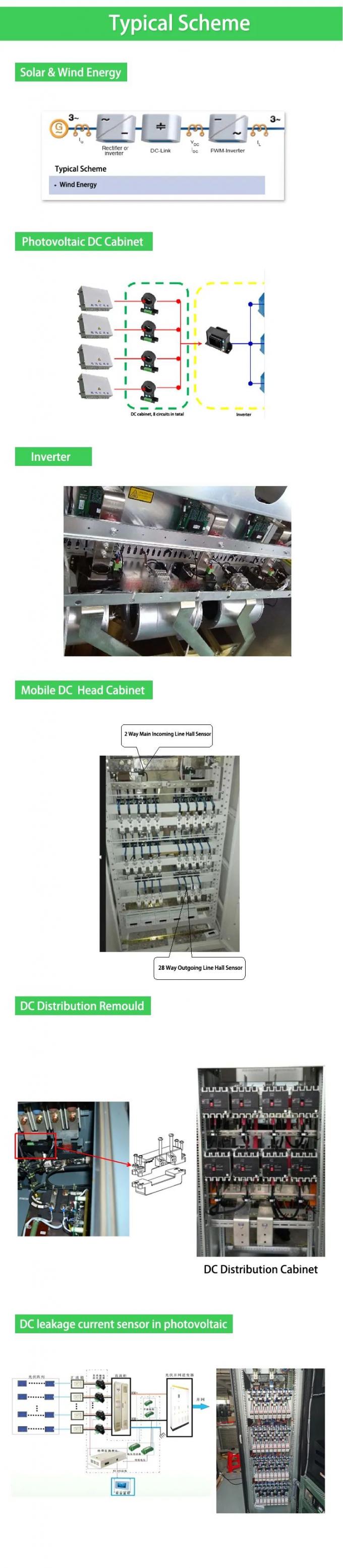 Acrel AHKC-EKAA Hall Effect Sensor DC0-500A Current Input DC4-20mA Output Open Core Acrel Dc ...