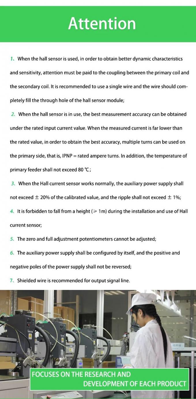 Acrel AHKC-EKAA Hall Effect Sensor DC0-500A Current Input DC4-20mA Output Open Core Acrel Dc ...