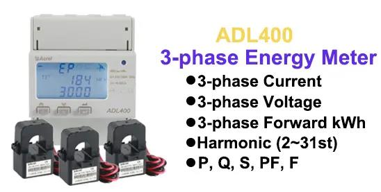 Acrel ADL400 Three Phase Din Rail Multi-function Energy Meter For Iot ...